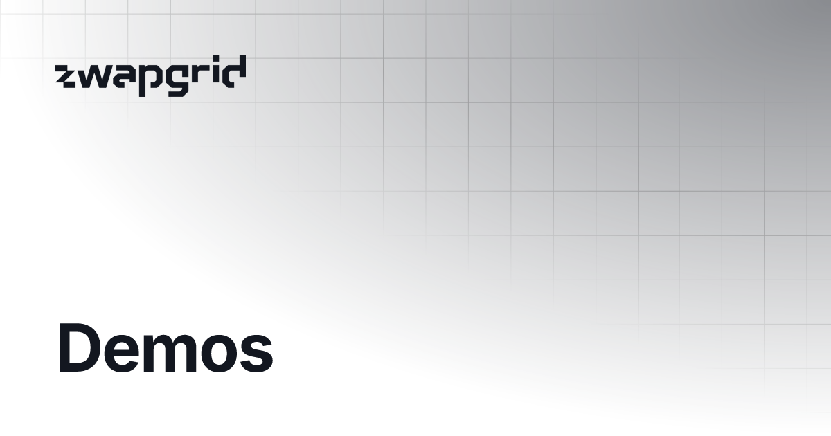 Demos | API.1 Documentation